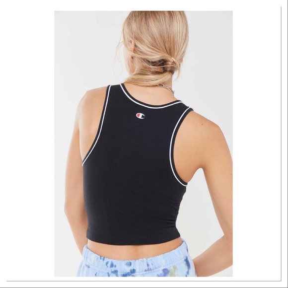 Champion | Tops | Uo Champion Cropped Tank Top Black Small | Poshmark
